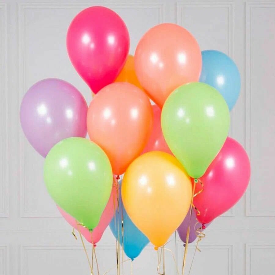 Набор воздушных шаров с гелием из латекса на праздник, 17 шт