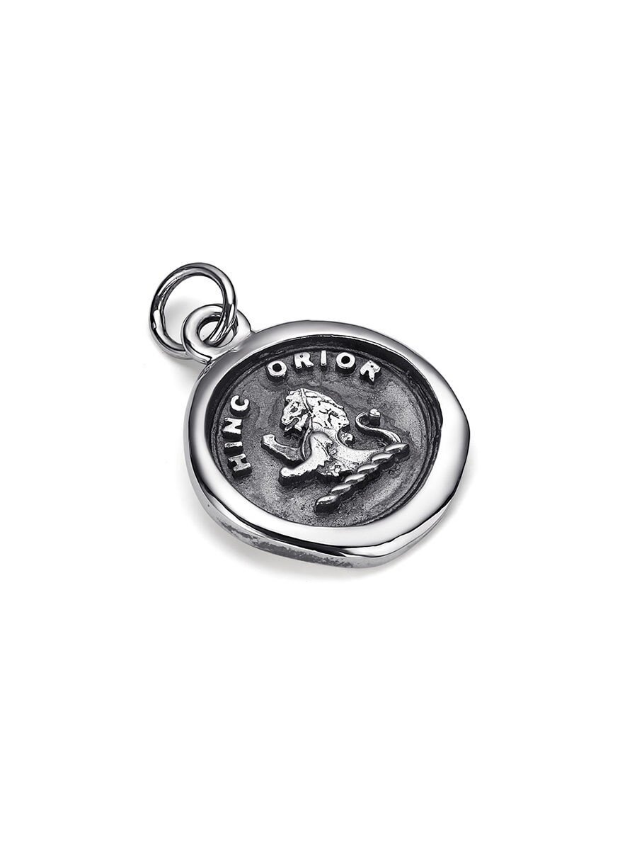 Подвеска, серебро, 925 проба, чернение