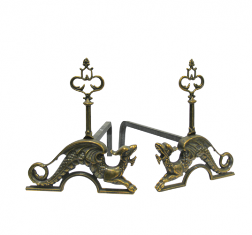 Дровница Драконы Alberti Livio под бронзу