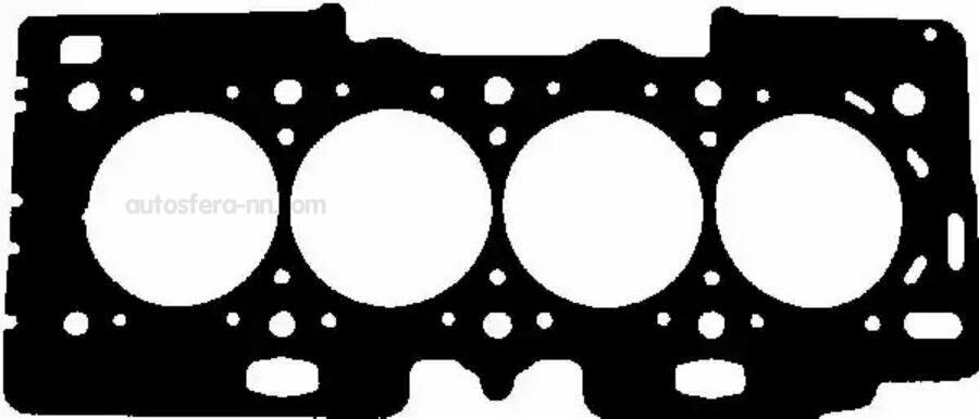 GLASER H1919610 Прокладка ГБЦ Peugeot 106, 206, 306 1.6 93-, Citroen Saxo, Xsara