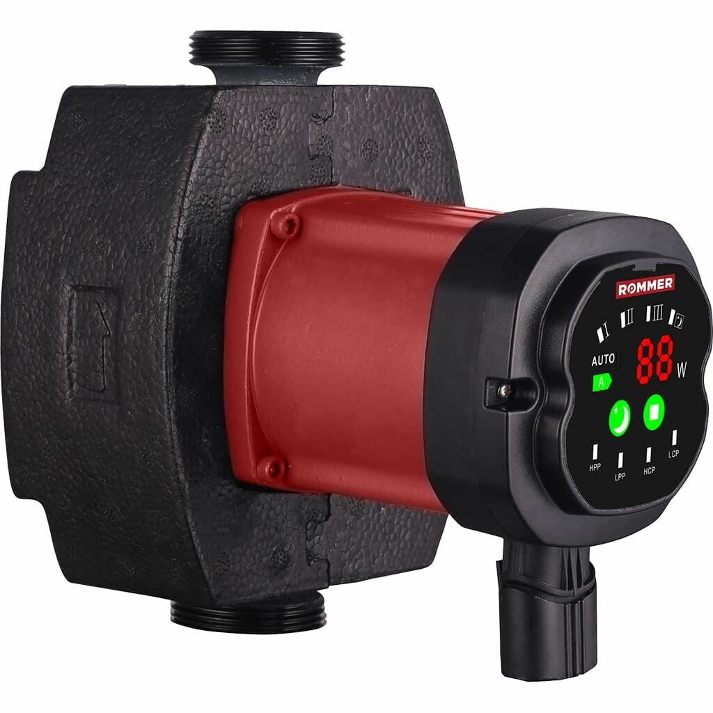 Циркуляционный насос ERTI 25/60-130 с гайками и теплоизоляцией ROMMER RCP-0003-2560130