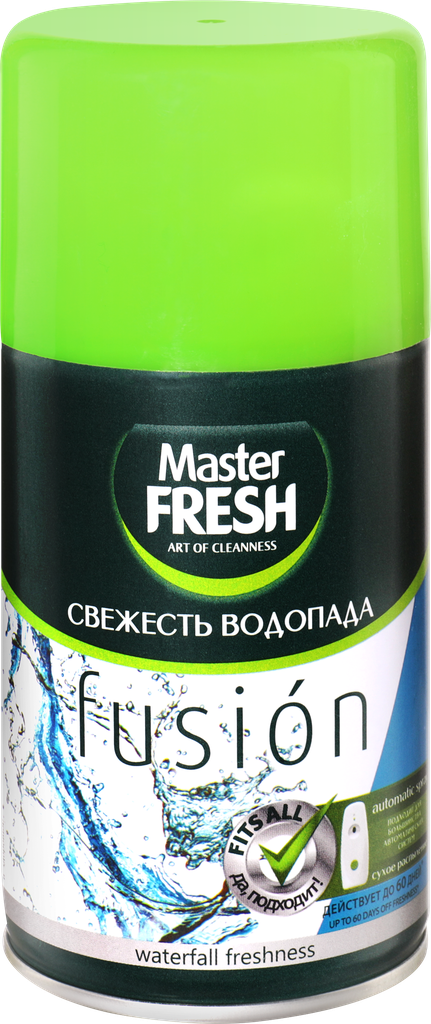 Освежитель воздуха MASTER FRESH Свежесть водопада, сменный баллон, 250мл