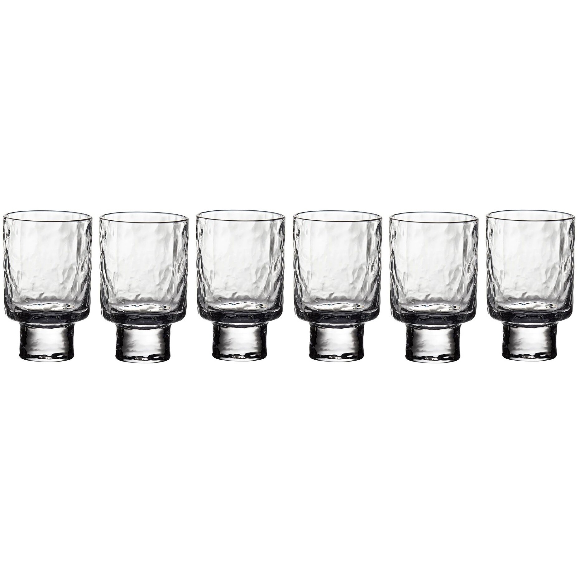 6 стаканов для воды Degrenne ROC Low Tumbler Set 236340