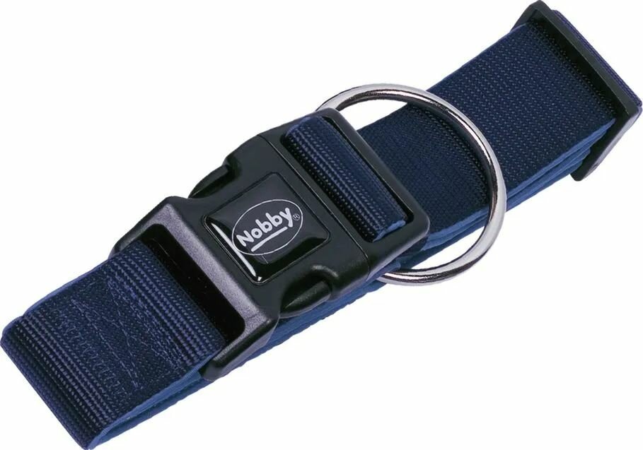 Nobby Ошейник Classic Preno Extra для собак, нейлон, синий, 38-40 мм, 55-70 см, 1 шт