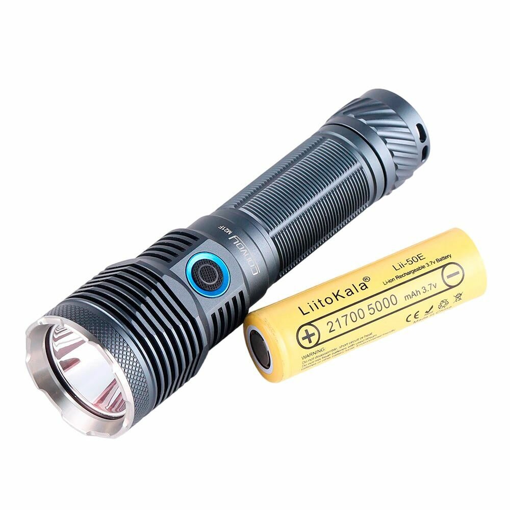 Фонарь Convoy M21F Cree XHP70.3 Hi 4000-Люмен, 5000K (комплект с аккумулятором 21700 Li-Ion)