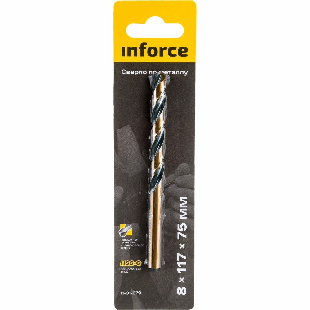 Сверло по металлу Inforce 11-01-679