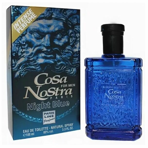 Туалетная вода Paris Line Cosa Nostra NIGHT BLUE 100ml для мужчин