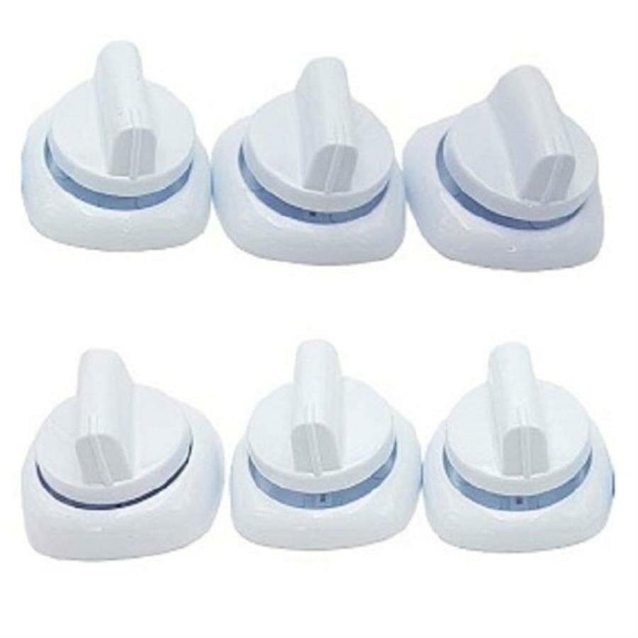 Комплект ручек 01043101 для газовой плиты Gefest 1300, 1500 (белые)