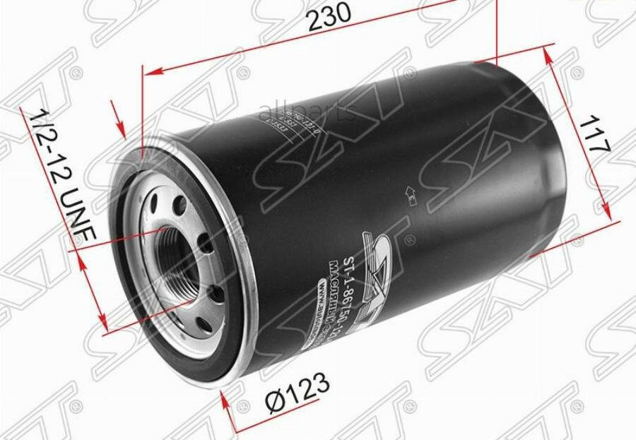 SAT ST-1-86750-121-0 Фильтр масляный Isuzu Forward F-series 12-