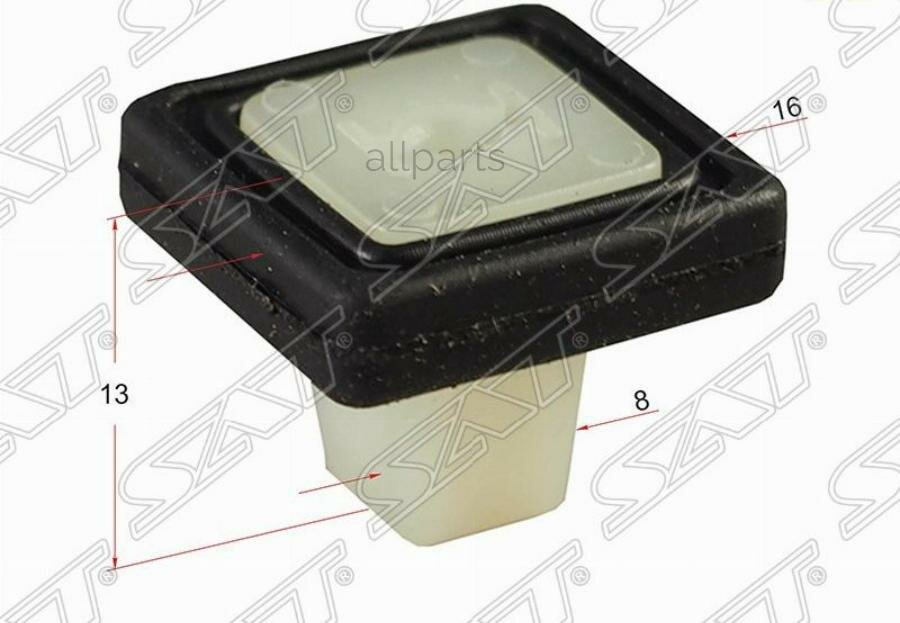 SAT ST-M10587 Клипса молдинга лобового стекла HONDA/ACURA (Продажа по 10шт)