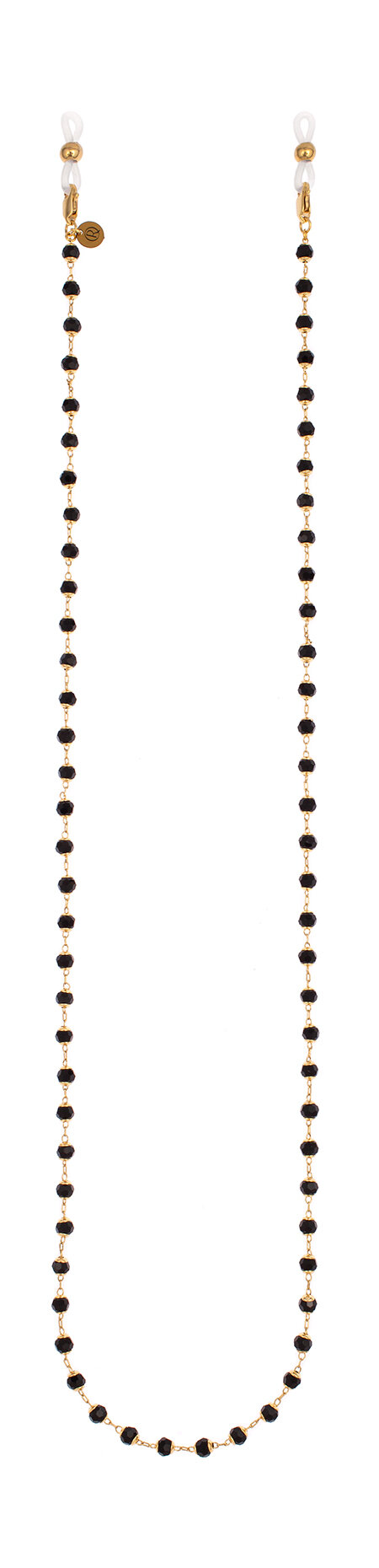 RONDA Аксессуар для очков, ювел. сплав, чешское стекло, р. 65, Арт.149ч