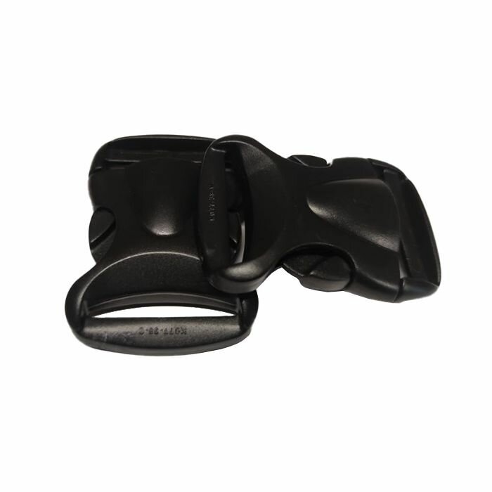 Застежка фастекс 40мм, чёрный (2 шт)