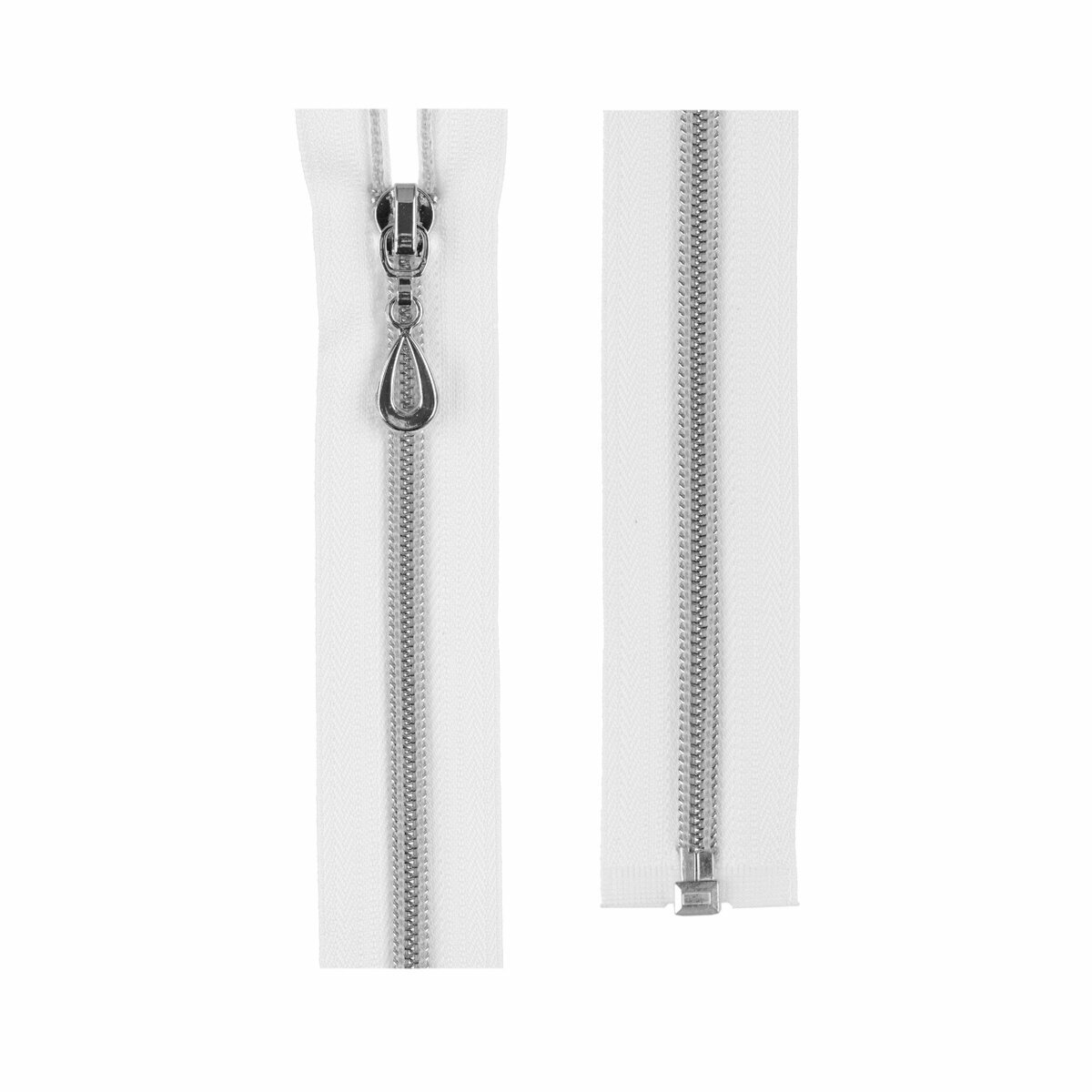 G105S с напылением 65 см тип 5 разъёмная однозамковая №101S белый/под серебро