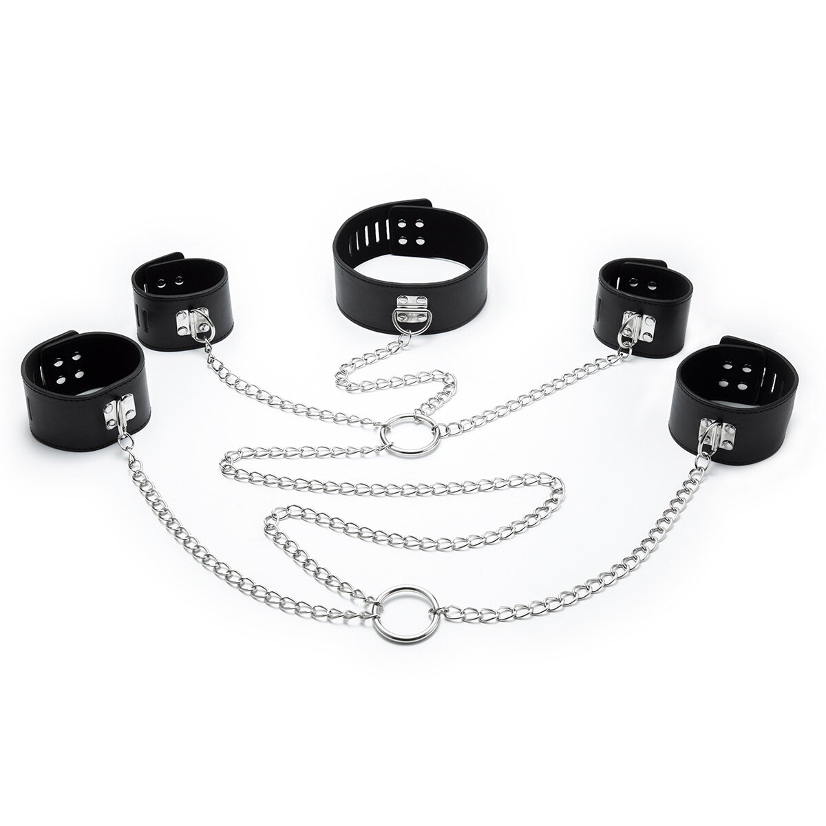 Ошейник и наручники для БДСМ игр