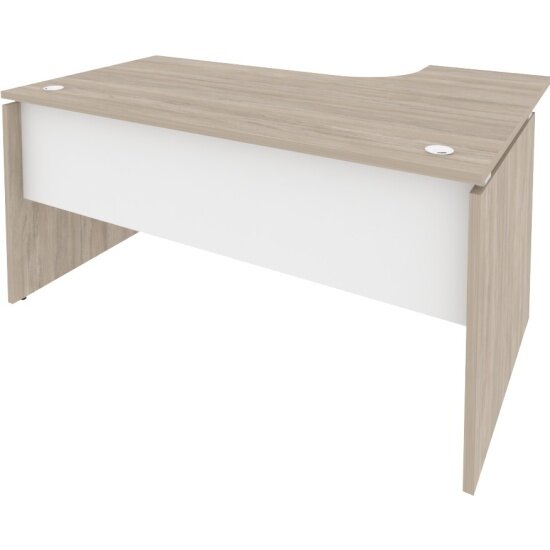 Стол эргономичный Riva CHAIR левый O. SA-4 (L) Дуб аттик/Белый бриллиант 1580*1180*750 Onix