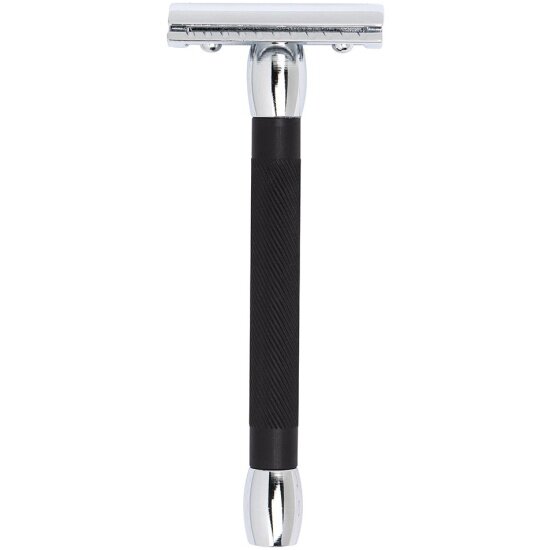 Станок Т- образный Merkur длинная черная ручка, хром