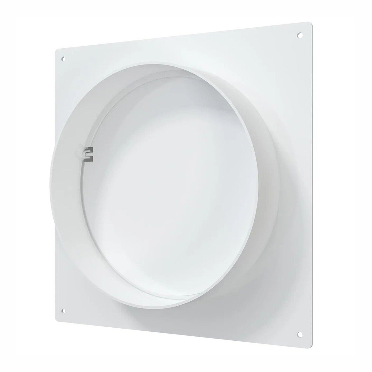 Площадка торцевая Era 15SKNPO, с обратным клапаном, пластик, с фланцем 150 мм, 190 x 175 мм