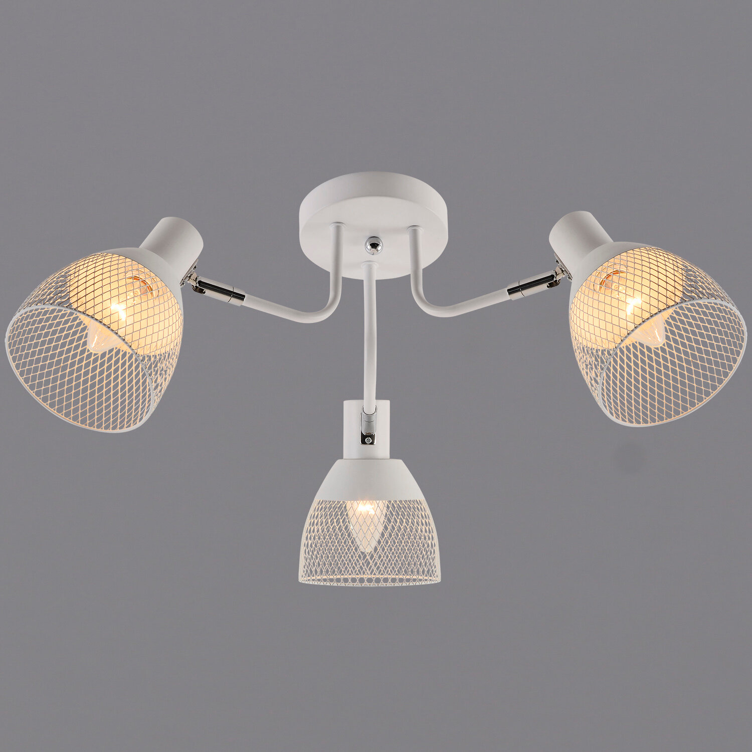 Люстра потолочная, Светильник потолочный Reluce 01581-3.3-03 WH+CR