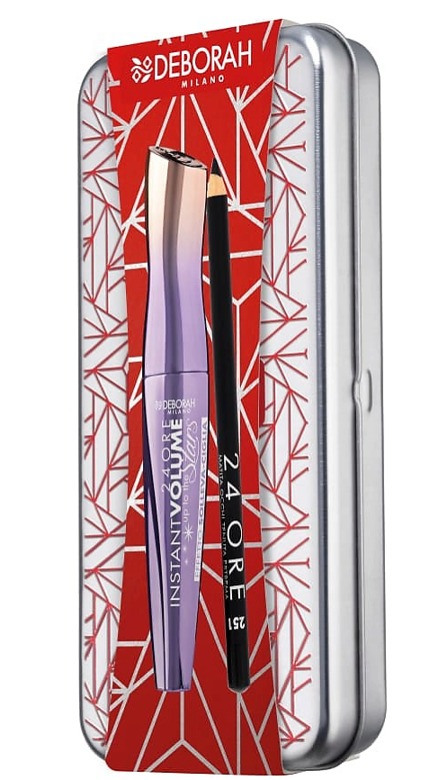 Набор Deborah Milano 05: Тушь для ресниц UP TO THE STARS, Карандаш для глаз 24ORE EYEPENCIL