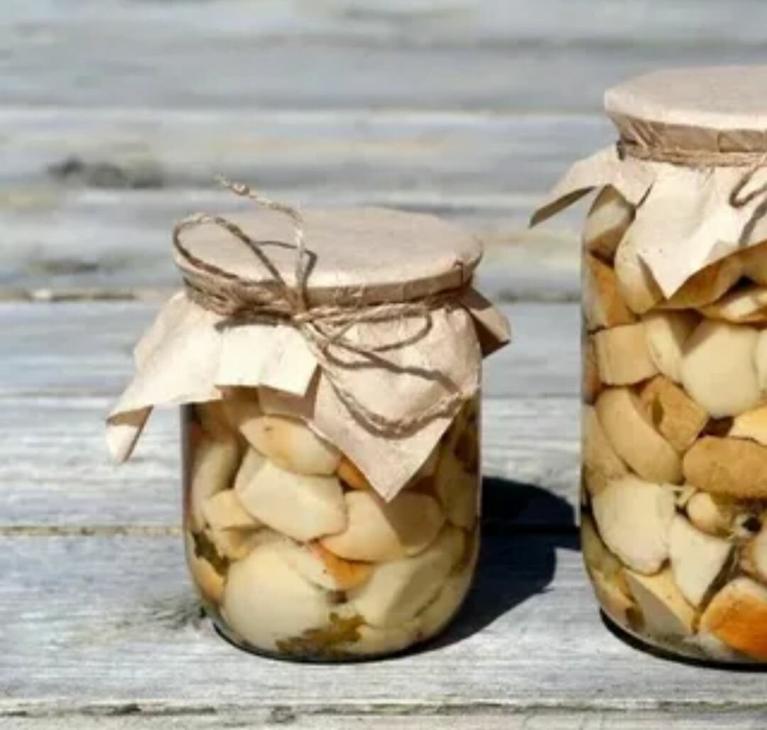 Грибы белые маринованные 0.5л.