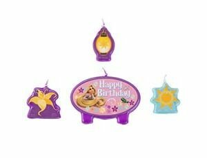 Свеча-табличка для торта Disney, Рапунцель, С Днем Рождения!