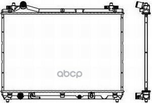 Радиатор SUZUKI Grand Vitara (05-) охлаждения двигателя SAKURA Sakura арт. 34318501