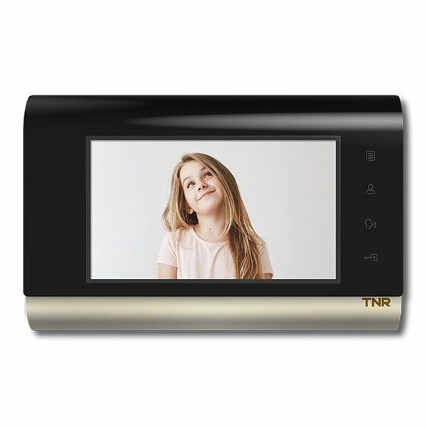 TVP-170AM (черный)(Сенсорное управление) Цветной видеодомофон 7" SD до 32Gb (Ю. Корея)