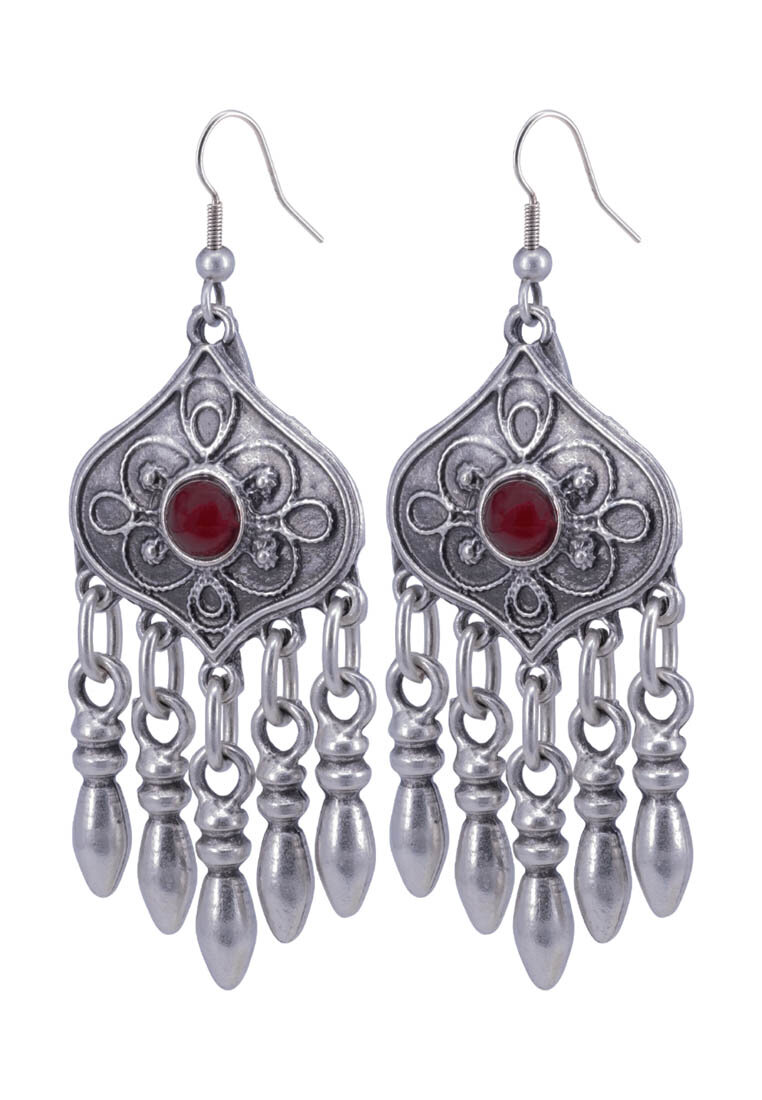 Серьги с подвесками, пластик