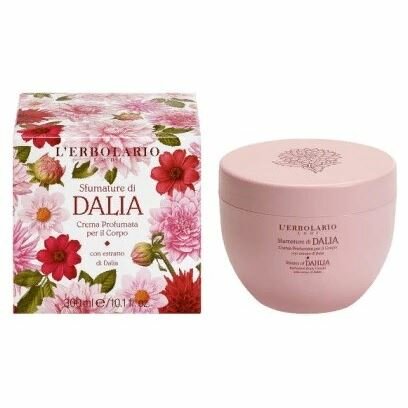 Крем L`Erbolario Body Care Shades of Dahlia Perfumed Body Cream, Крем для тела с ароматом георгина, 300 мл