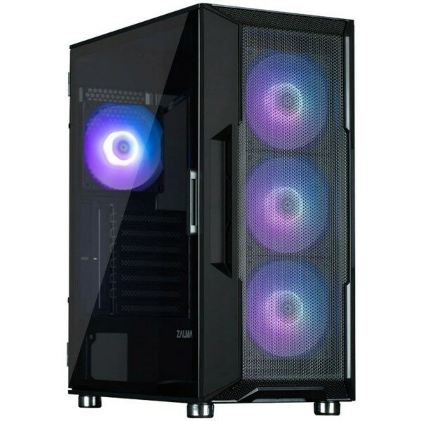 Компьютерный корпус ZALMAN I3 NEO ARGb черный, ATX, черный, FRONT MESH, WINDOW, 2x3.5, 3x2.5, 1xUSB 2.0, 2xUSB 3.0, FRONT 3x120мм ARGb, REAR 1x120мм A