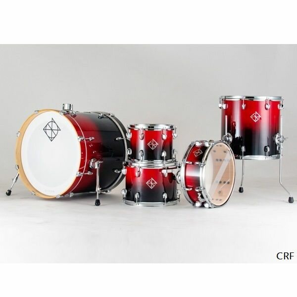 Набор барабанов Dixon PODFM422CRF Fuse Maple, красный санберст