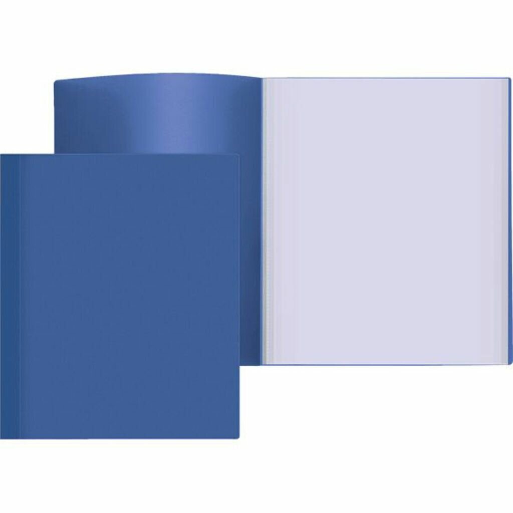 Папка файл А4 100лист 0.60мм, синяя