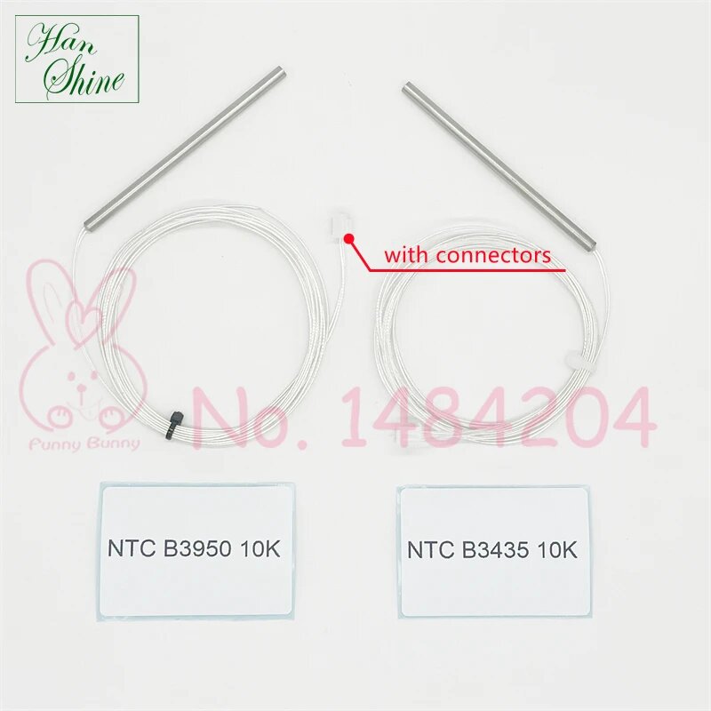 Датчик температуры Han Shine NTC B3435 10K и NTC B3950 10K XH2.54 connectors