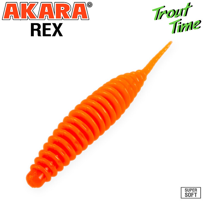 Силиконовая приманка Trout Time REX 2,5 Cheese 63.5мм, 10 шт. №100
