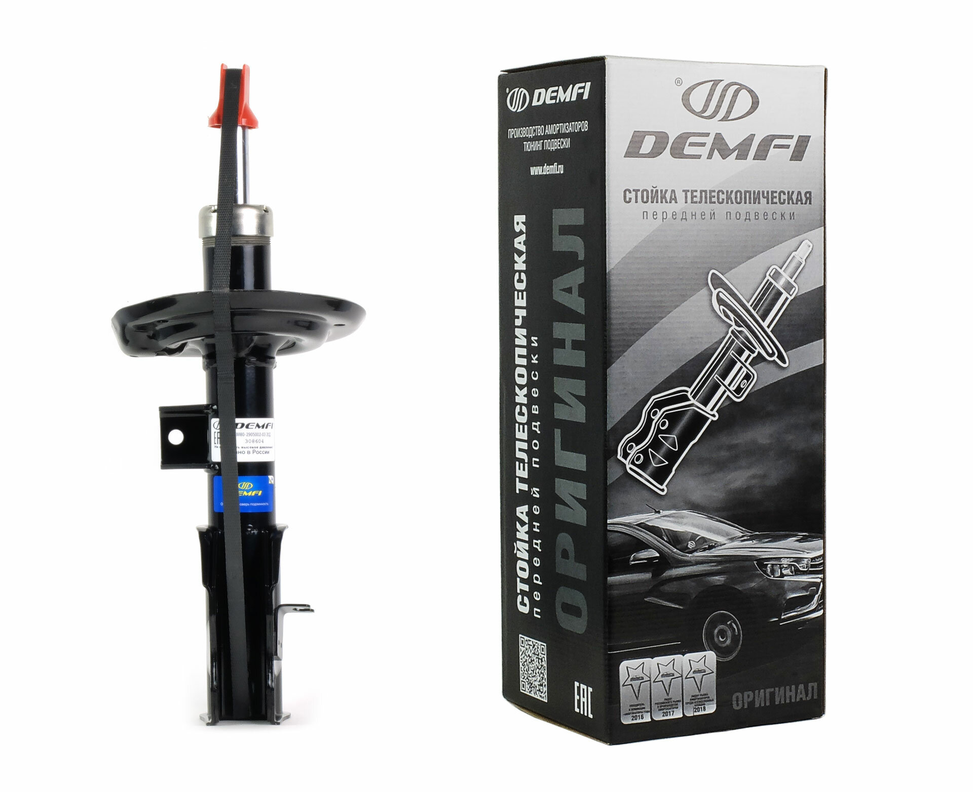 Стойка передняя ВАЗ 2181 Lada Vesta Cross, SW Cross левая газомасляная оригинал Демфи