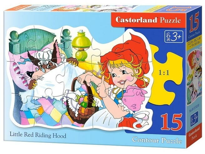 Пазл-midi "Красная шапочка" 15 элементов, 2 штуки