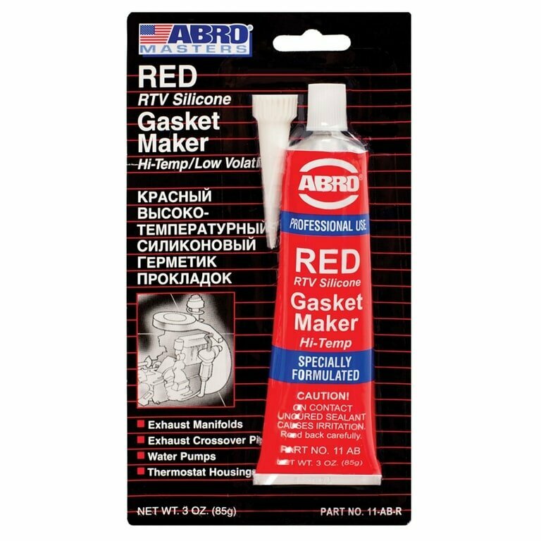 Герметик прокладок красный 11-AB ABRO - 85г