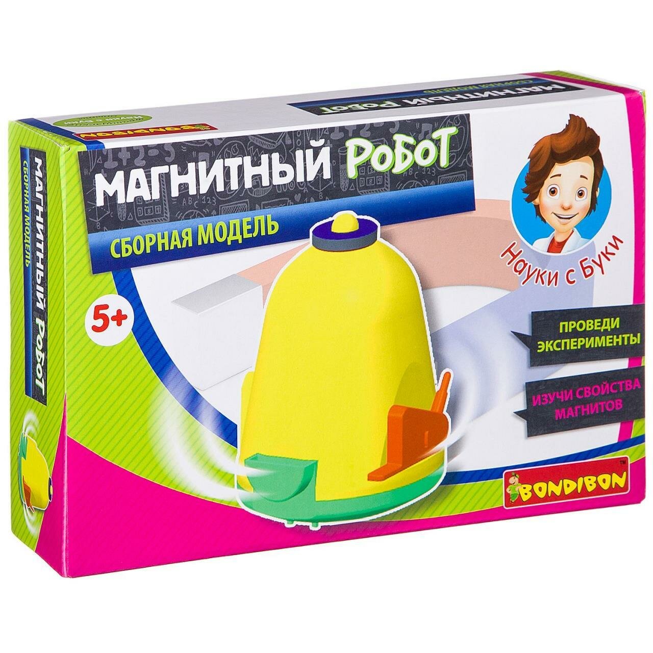 Набор для опытов BONDIBON "Магнитный Робот", физика, от 5 лет