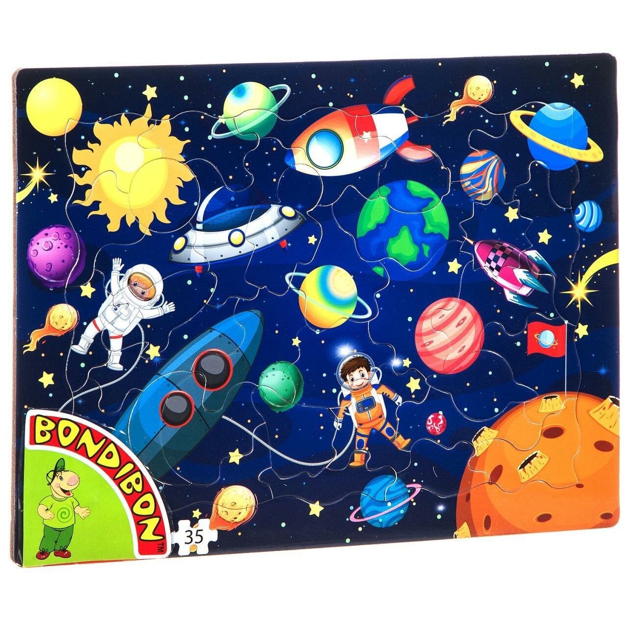 Пазл "космос" BONDIBON, 35 деталей, 28x21см