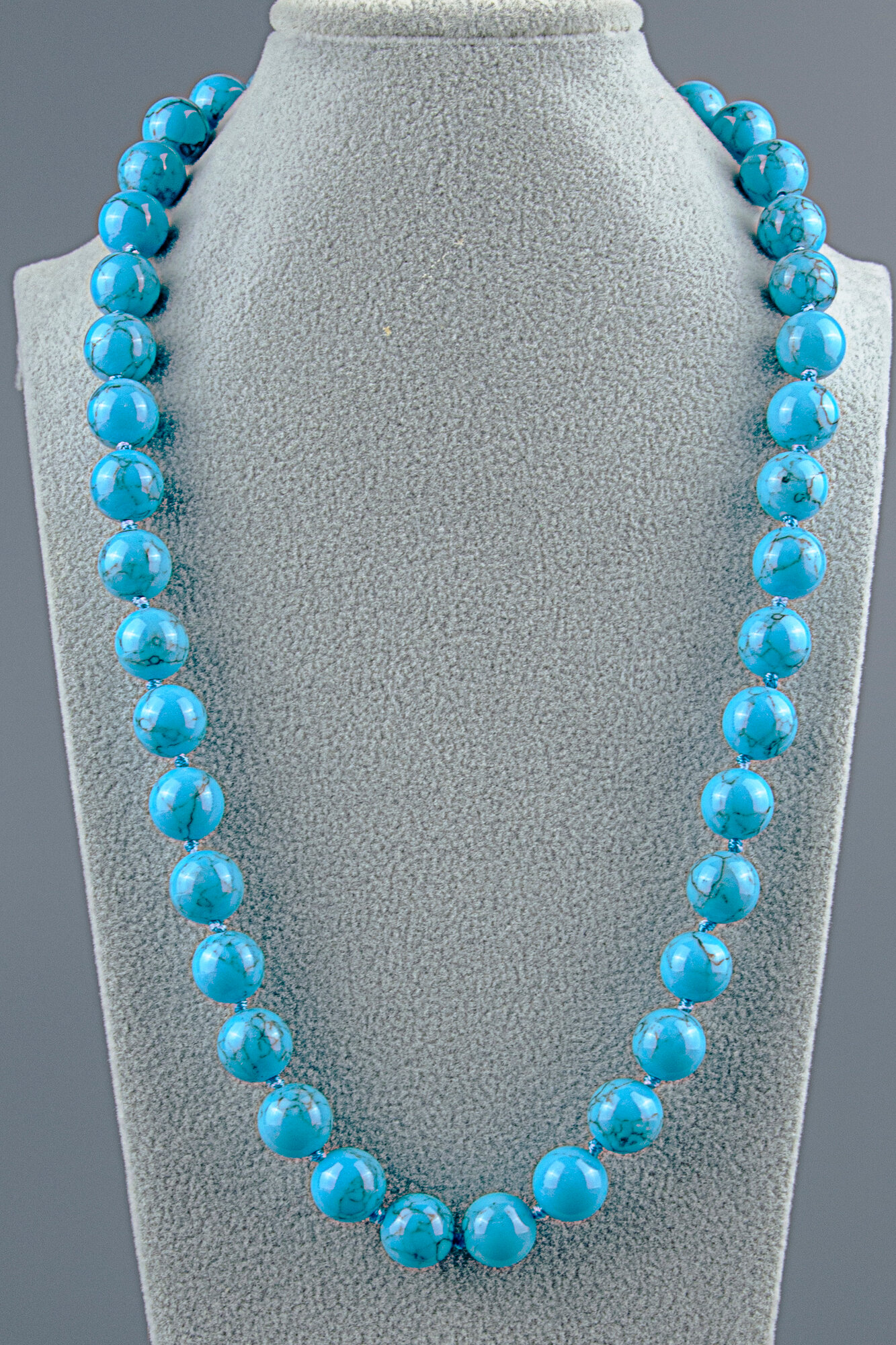 Колье, бирюза