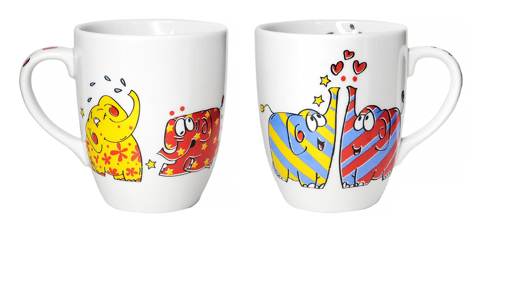 Кружка федерация "Слоники" 300 мл. фарфоровая детская