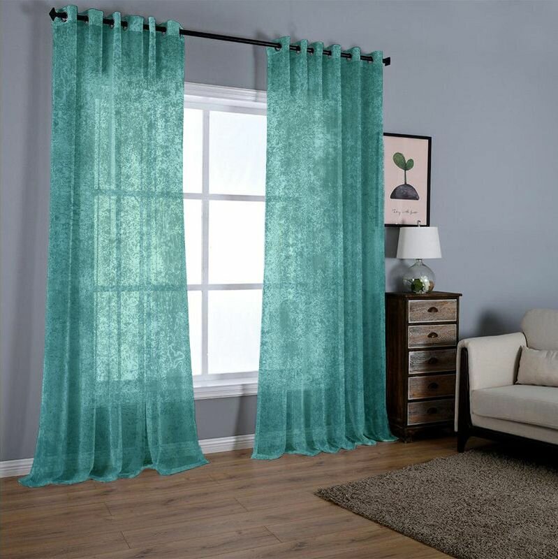 Тюль на люверсах под мрамор - шторы ( шир 150 см х выс 270 см ) арт. ТУ-МР-ЛЮВ-808