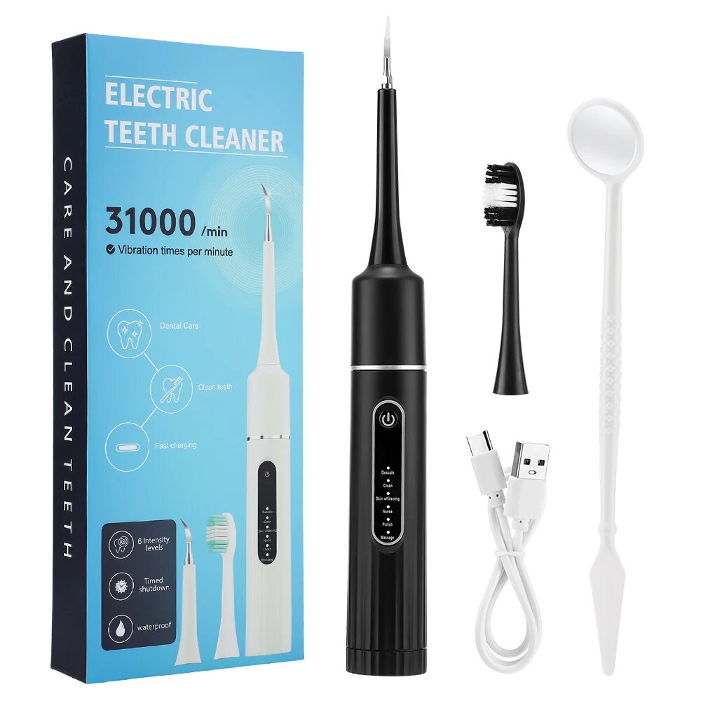 Электрическая зубная щетка Sonic Dental, Type C Black