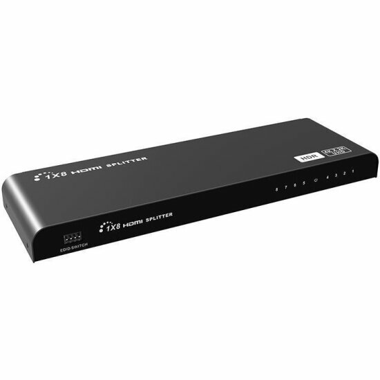 Сплиттер 1 в 8 HDMI, 4K, EDID Lenkeng LKV318EDID-V3.0