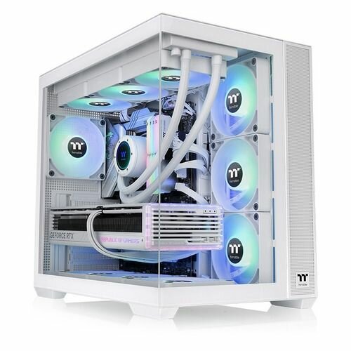 Корпус ATX Thermaltake View 380 TG ARGB, Midi-Tower, без БП, белый [ca-1z2-00m6wn-00]