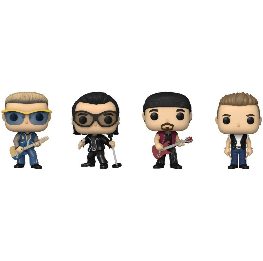Фигурка Funko POP! Rocks U2 Zoo TV Adam/Bono/The Edge/Larry (Exc) 4PK 64688