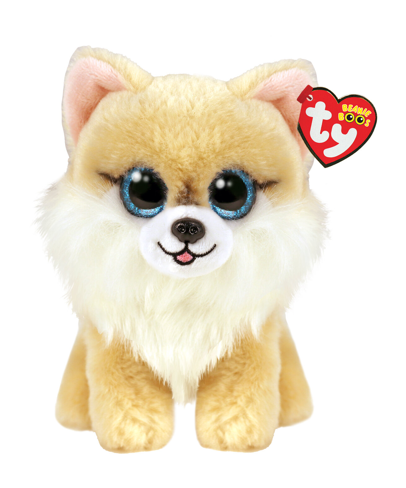 TY Мягкая игрушка Айка золотистая собачка, 15 см