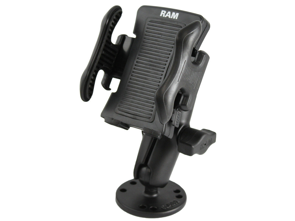 Крепление RAM для смартфонов с боковыми зажимами на пружине, муфта 95мм (RAM-B-138-UN5U)