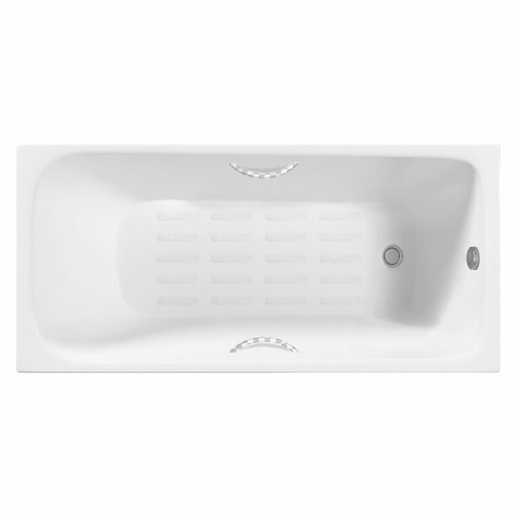 Чугунная ванна Delice Continental Plus Elite 170х75 DLR230635R-AS