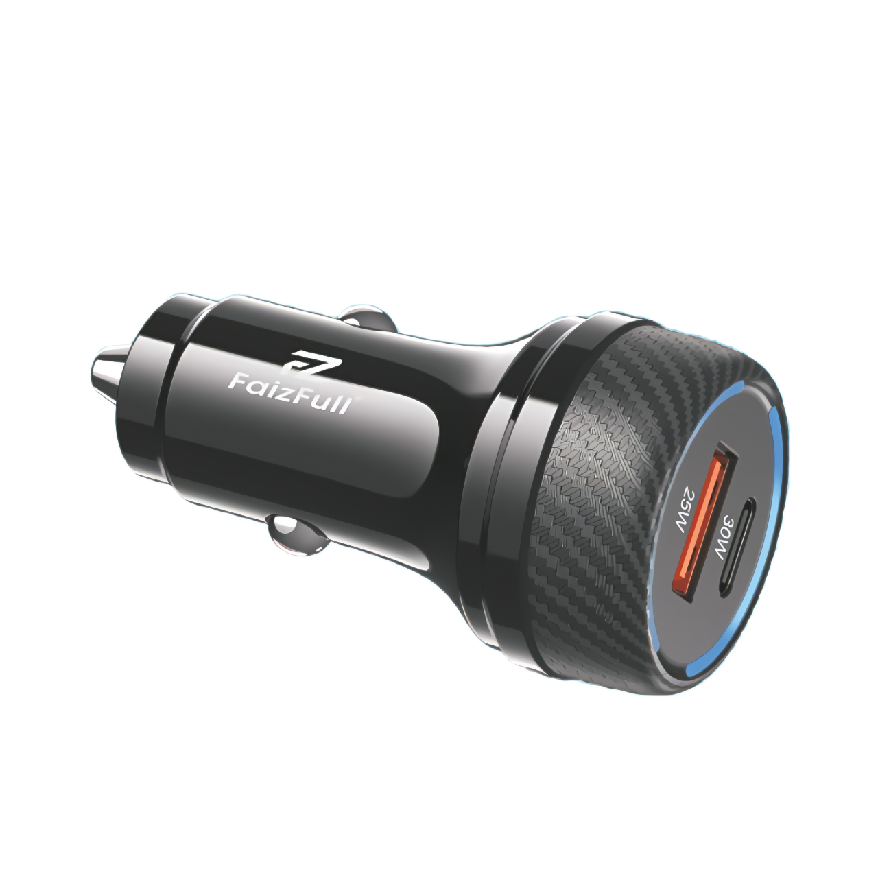 Автомобильное зарядное устройство для зарядки смартфонов с быстрой зарядкой 55 Вт / Зарядка в прикуриватель с 2 портами